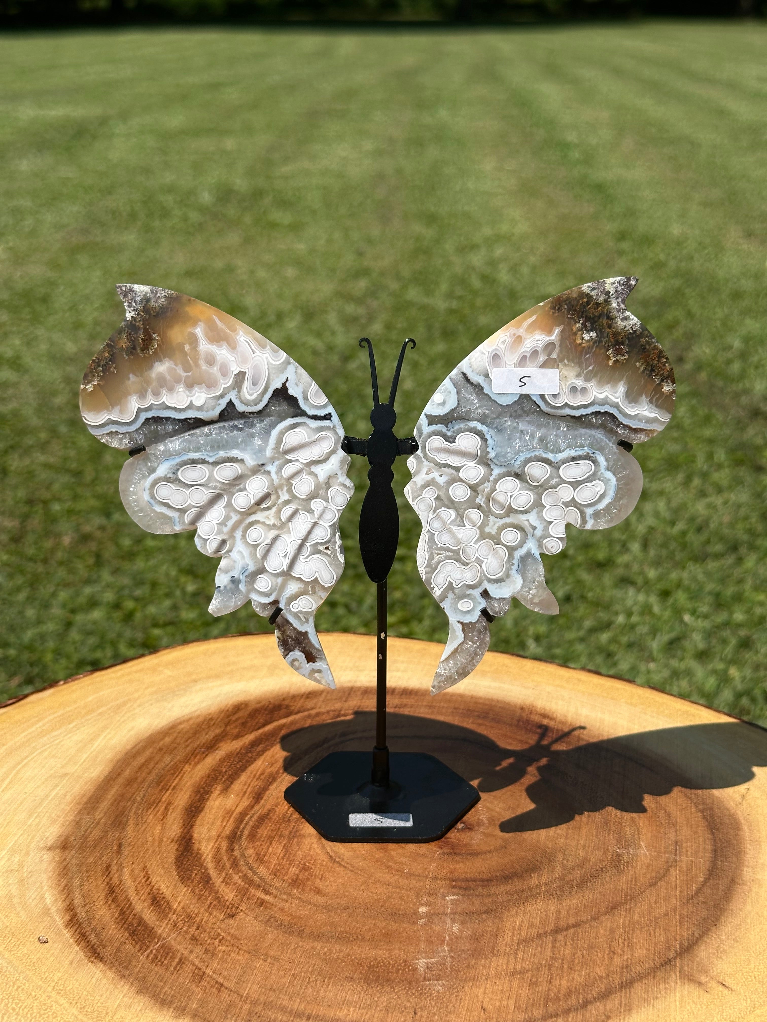 Orbicular Scenic Moss Butterfly (5) – 911 Crystal Guy